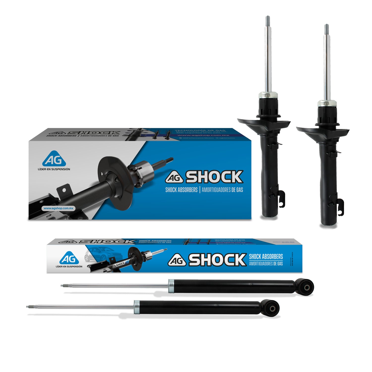 Amortiguadores Originales AG Shock Seat León 1999-2005 4 piezas | AG ...