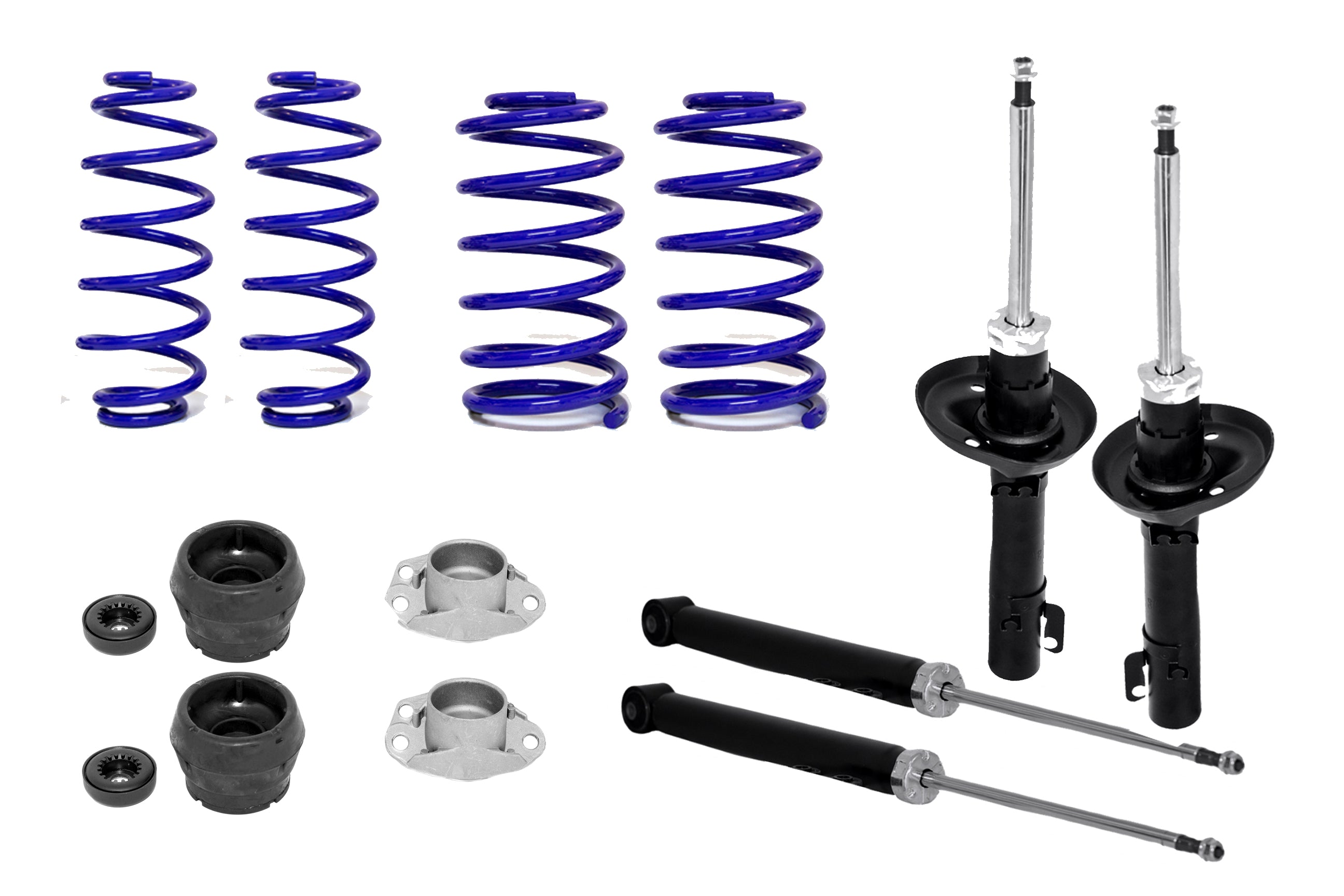 Kit Resortes Deportivos, Amortiguadores y Bases Volkswagen Jetta MK4 1 ...